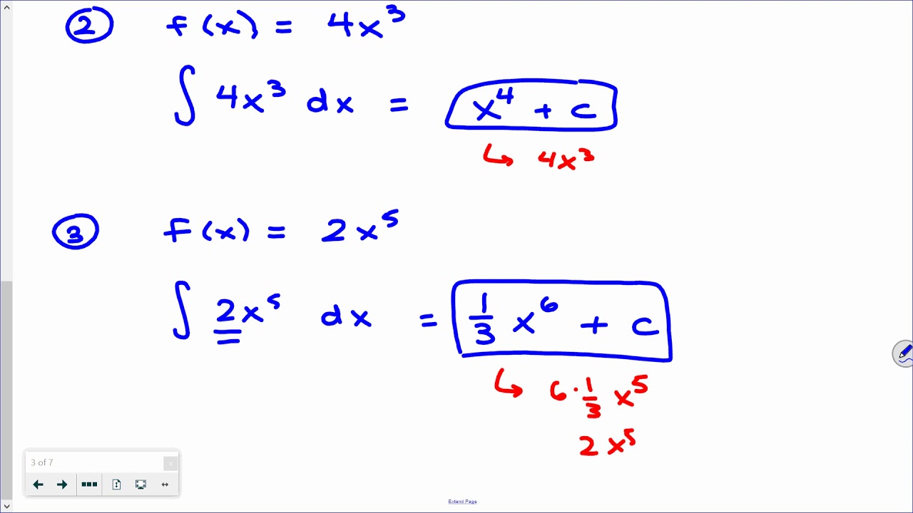 [IB Math SL] 14.1a Anti-Derivatives - YouTube