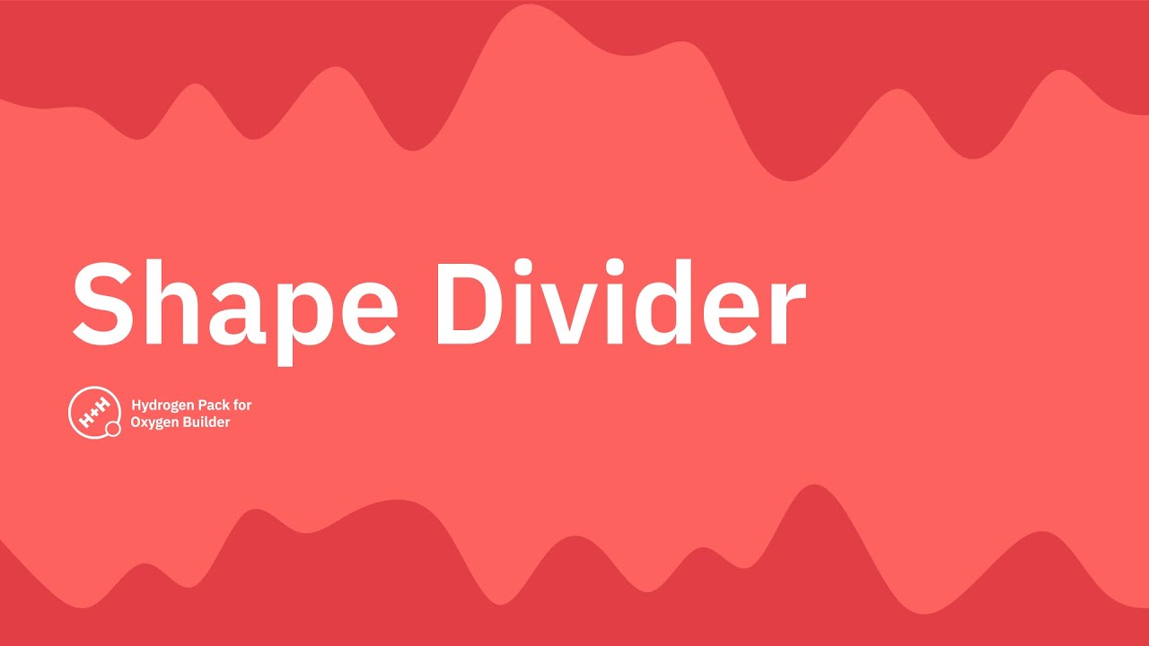 Hydrogen Pack - Custom Shape Divider - YouTube