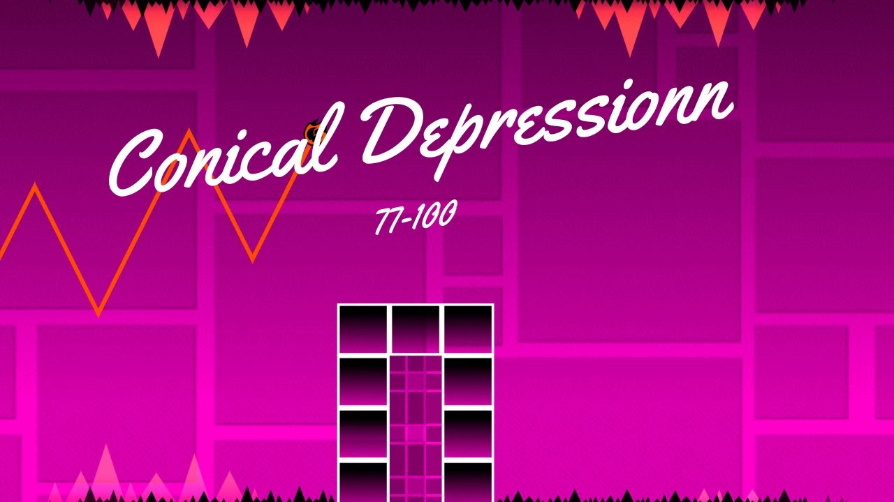 Conical Depression 77-100% - YouTube