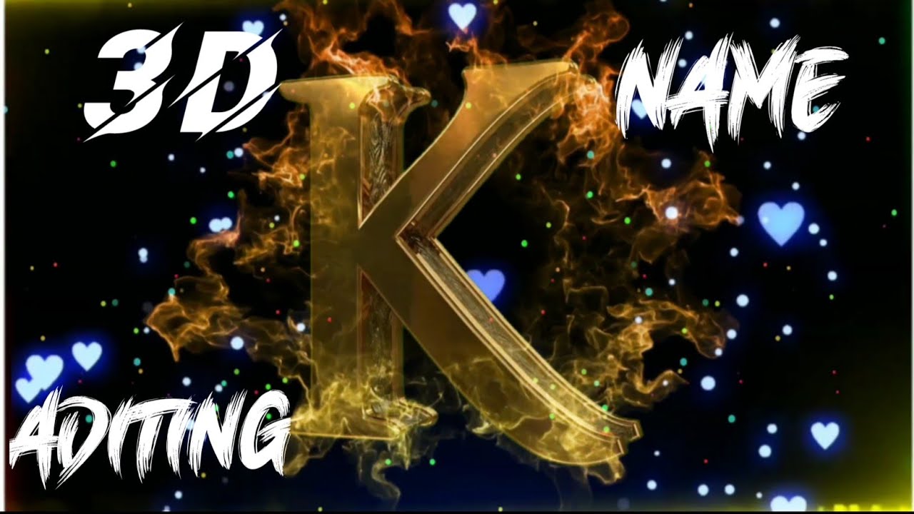 3D name editing 💯 3D name edit video 👍kawser376 - YouTube