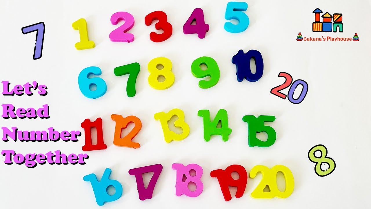 Let's Read Number Together | Preschool Toddler Learning Video - YouTube