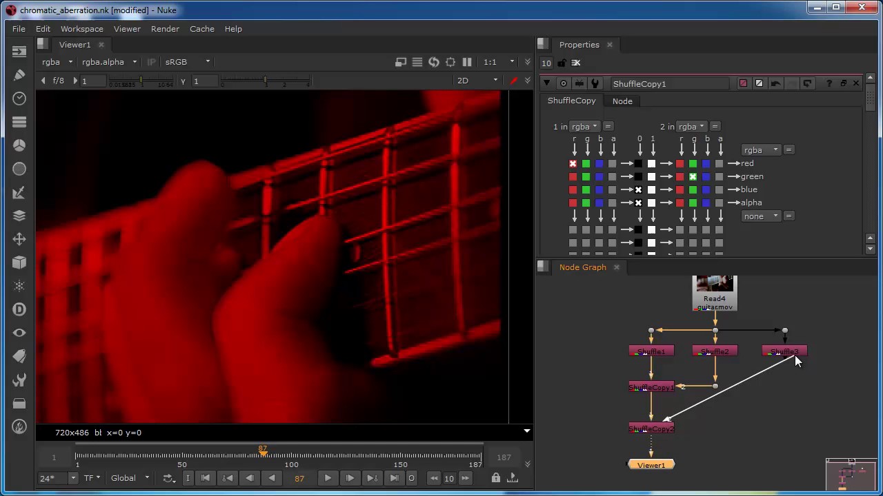 Removing Chromatic Aberration Artefacts in Nuke - YouTube