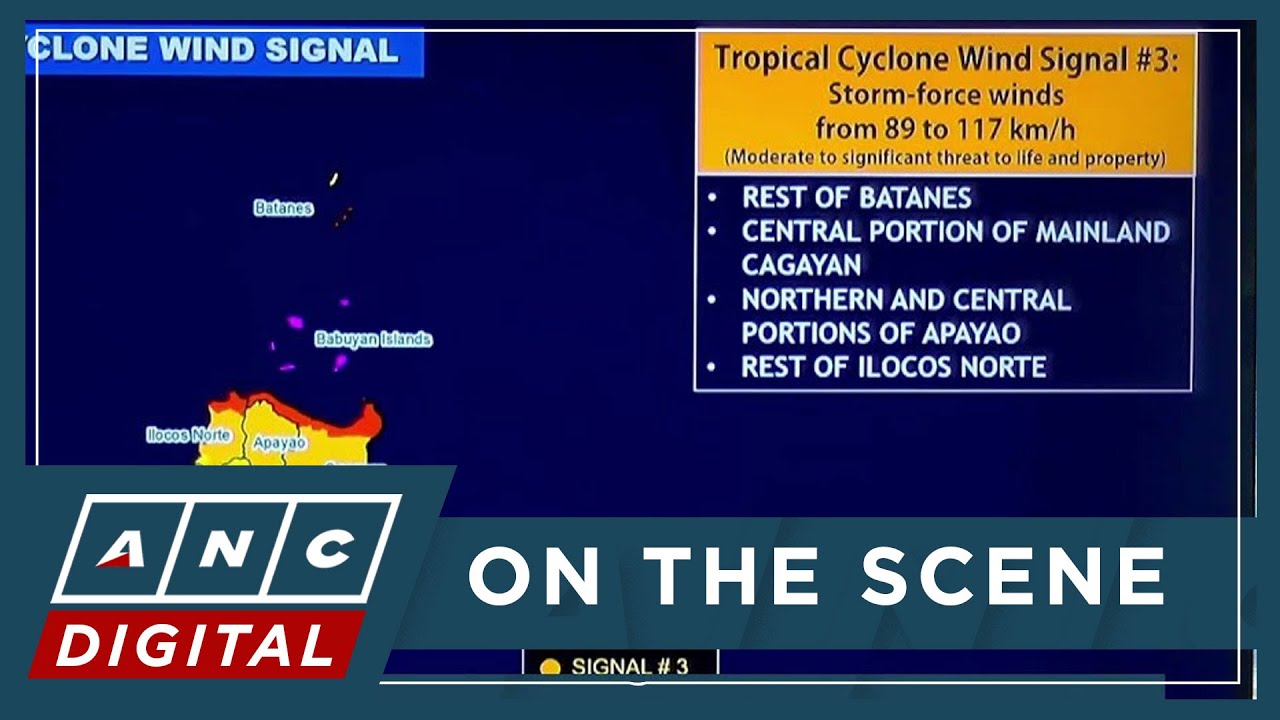 WATCH: Areas under tropical wind cyclone signals due to Super Typhoon ...