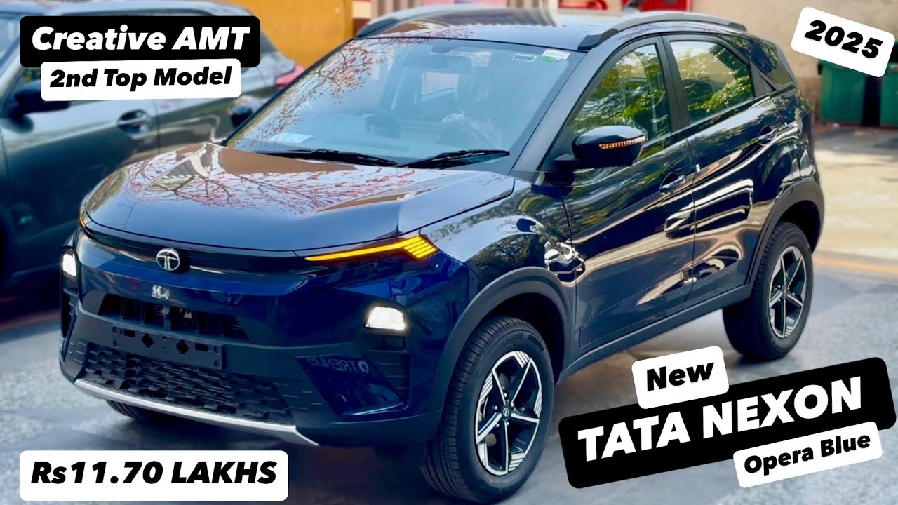 2025 TATA NEXON CREATIVE AMT 😍 OPERA BLUE | Rs.11.70 LAKHS ️ NEXON ...