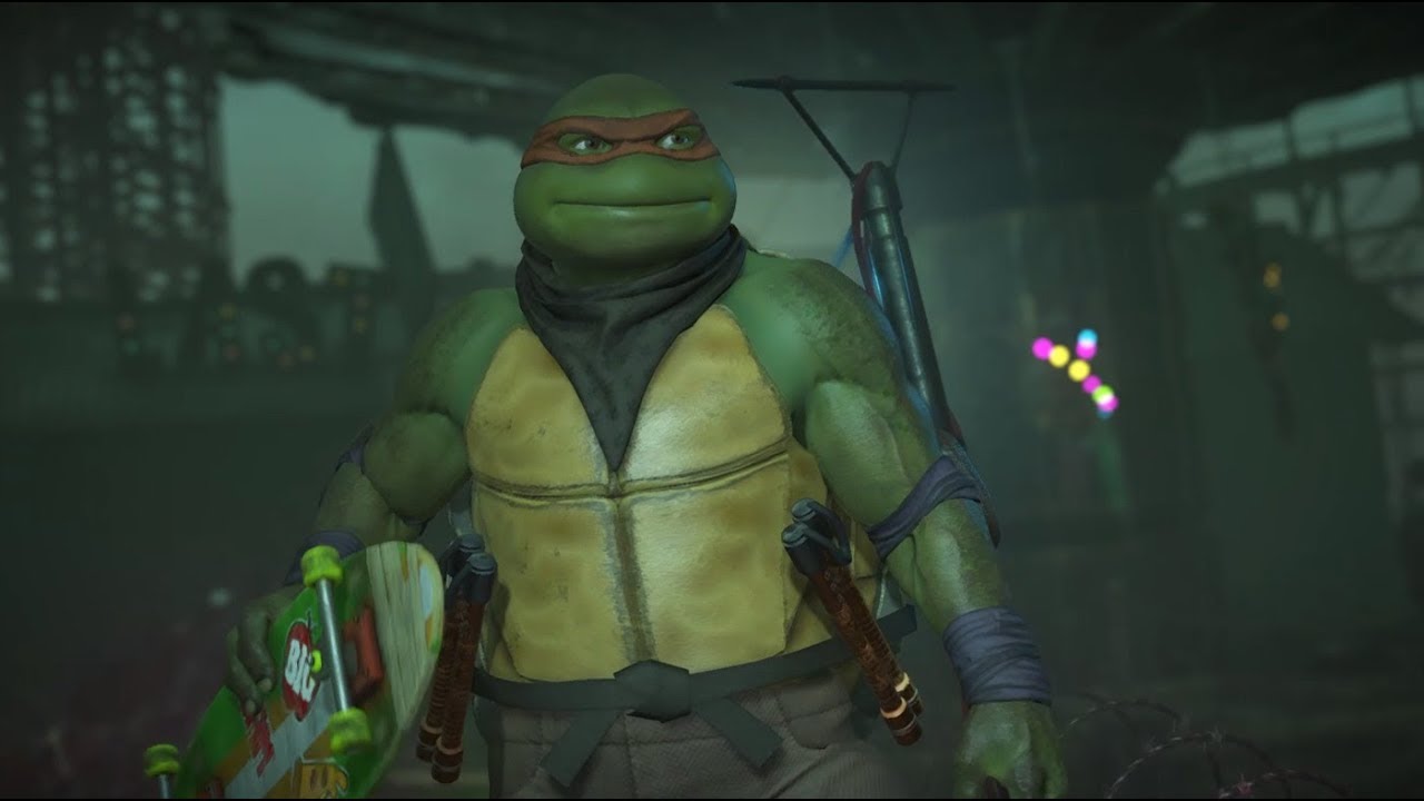 INJUSTICE 2 - MICHELANGELO VS CORINGA DUBLADO - YouTube