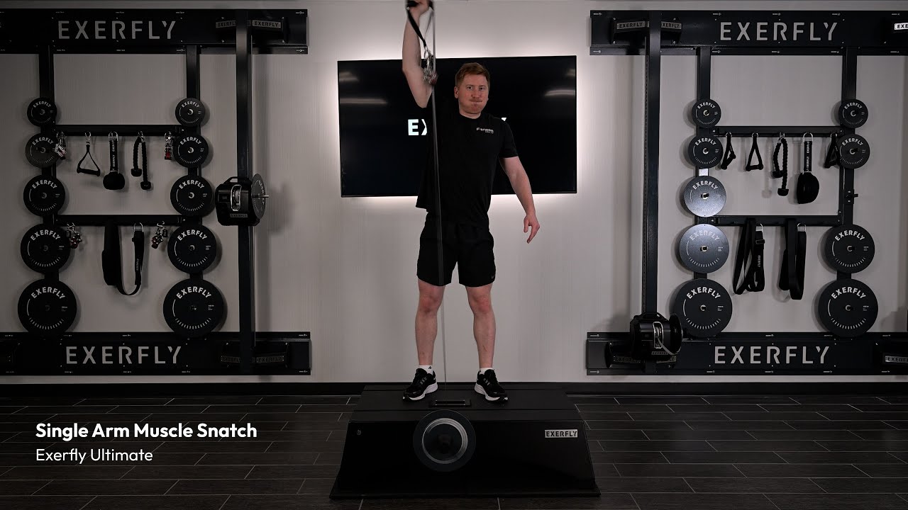 Single Arm Muscle Snatch | Exerfly Ultimate - YouTube