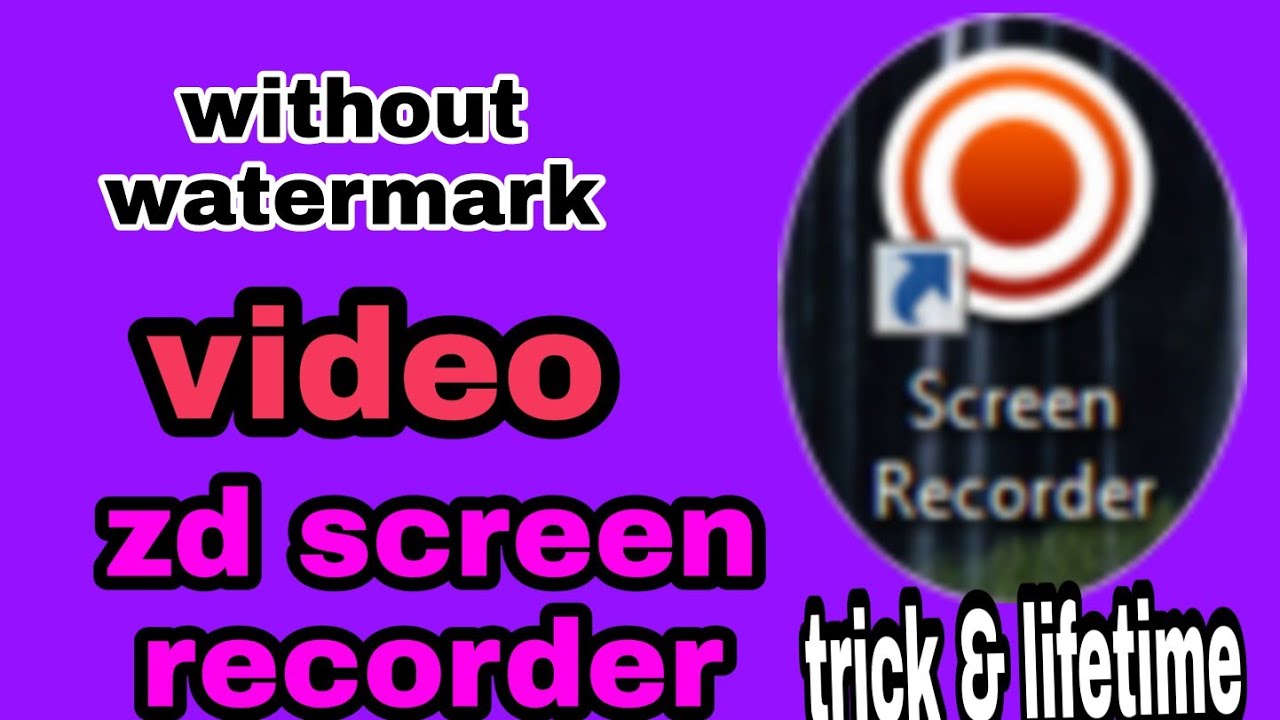 how to remove watermark from free screen recorder ll technology ...