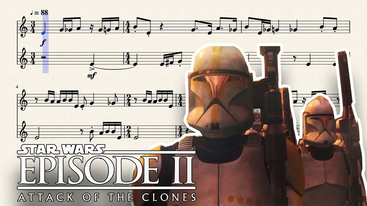 March of the Republic (Clone Army March) | Star Wars Attack of the ...
