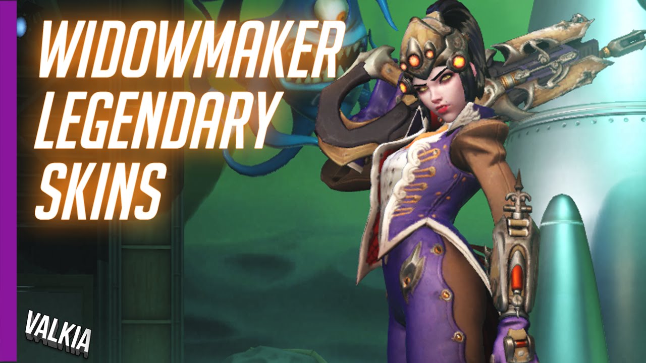 Widowmaker Legendary Skins [360 View] - Overwatch - YouTube