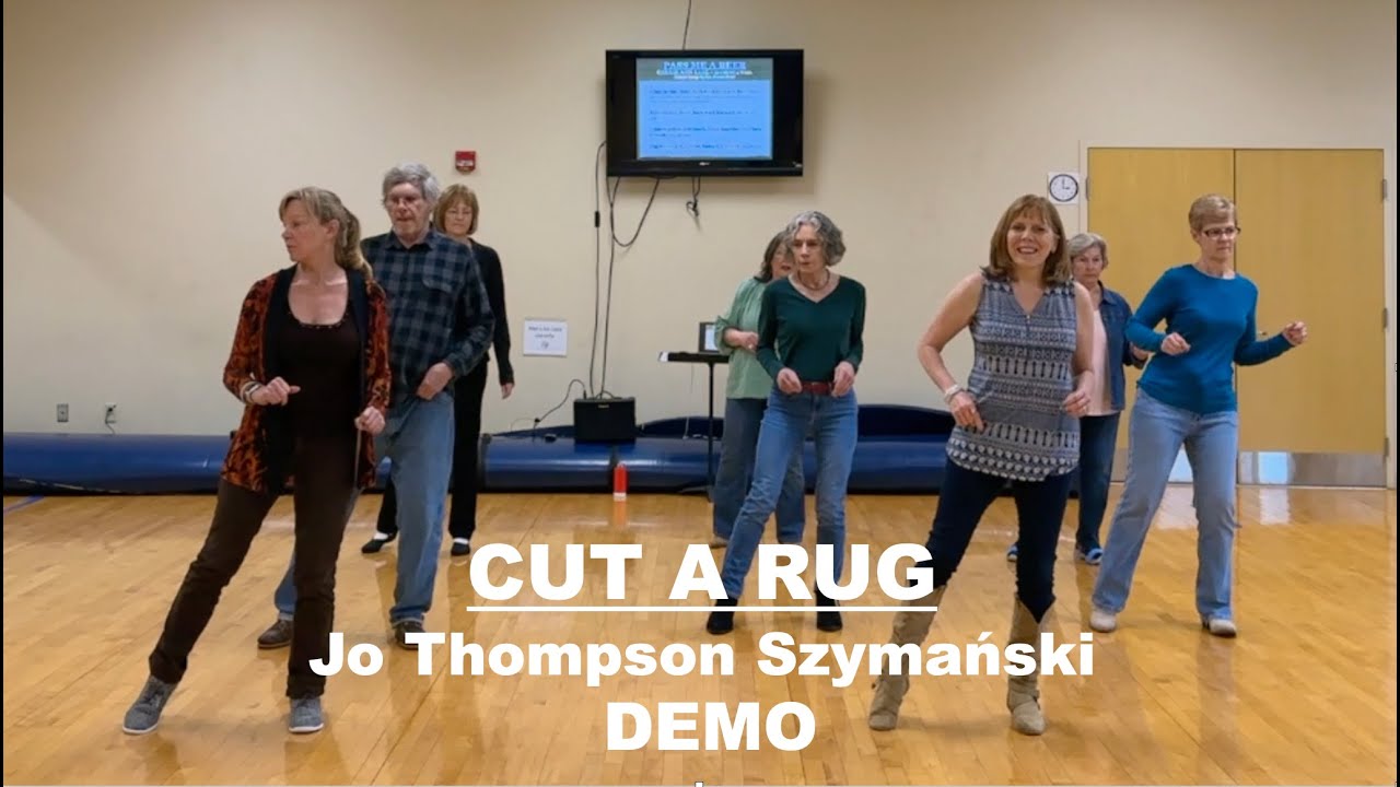 Cut a Rug - Line Dance Demo - for Christmas - YouTube