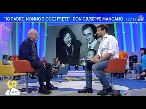 La storia di Don Giuseppe Mangano: padre, nonno e oggi prete - YouTube