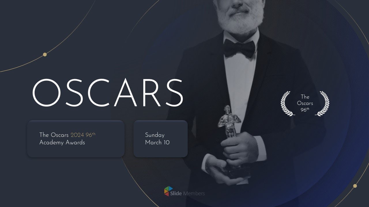 The Oscars 2024 96th Academy Awards Animated Slides in PowerPoint - YouTube