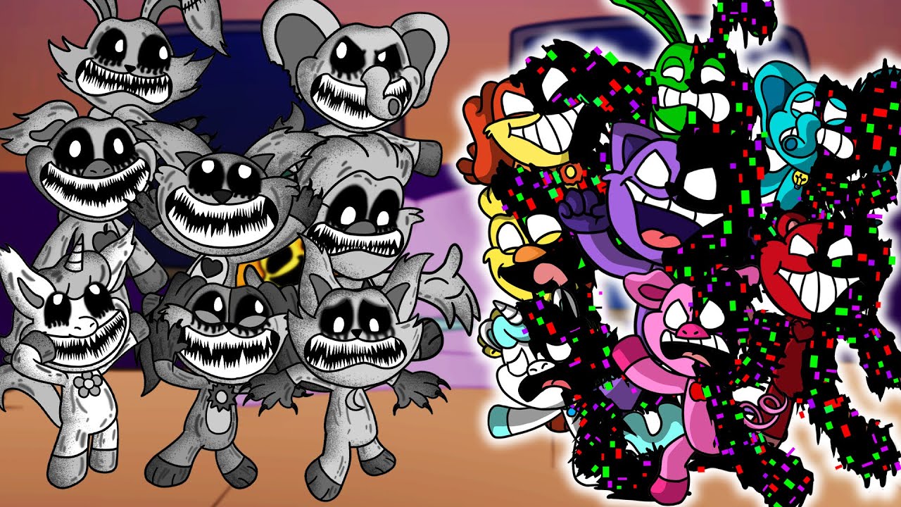 NEW Smiling Critters Zoonomaly Vs Pibby Smiling Critters (All Phases ...