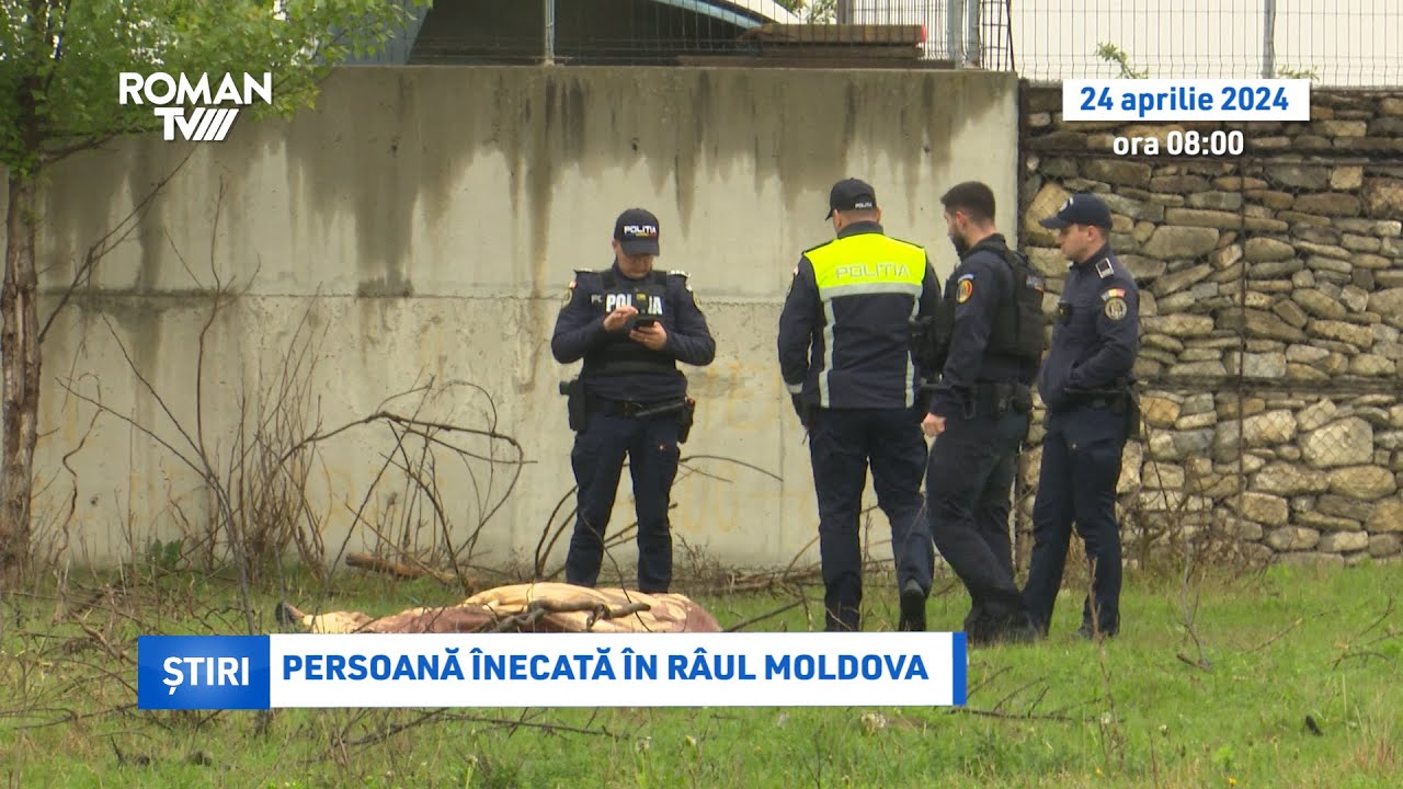 🚔 Persoană înecată în râul Moldova - YouTube