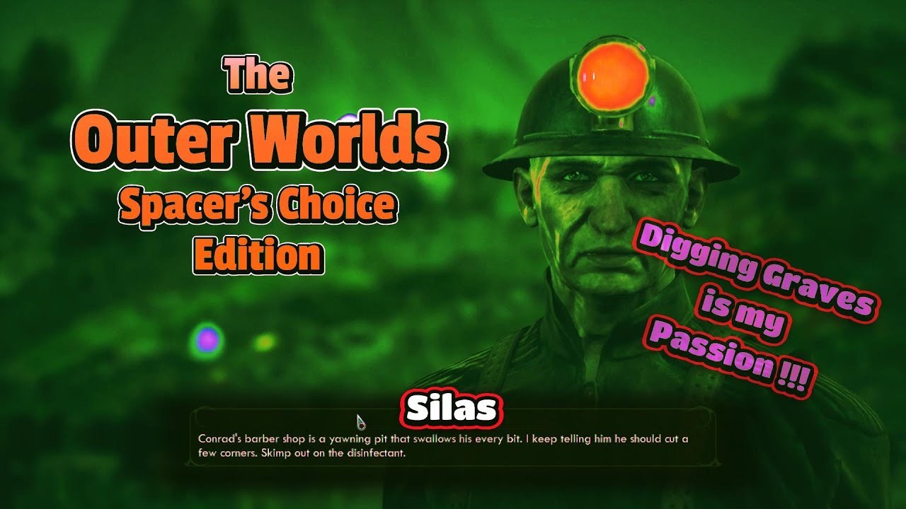 Silas the Grave Digger of EdgeWater | The Outer Worlds - YouTube