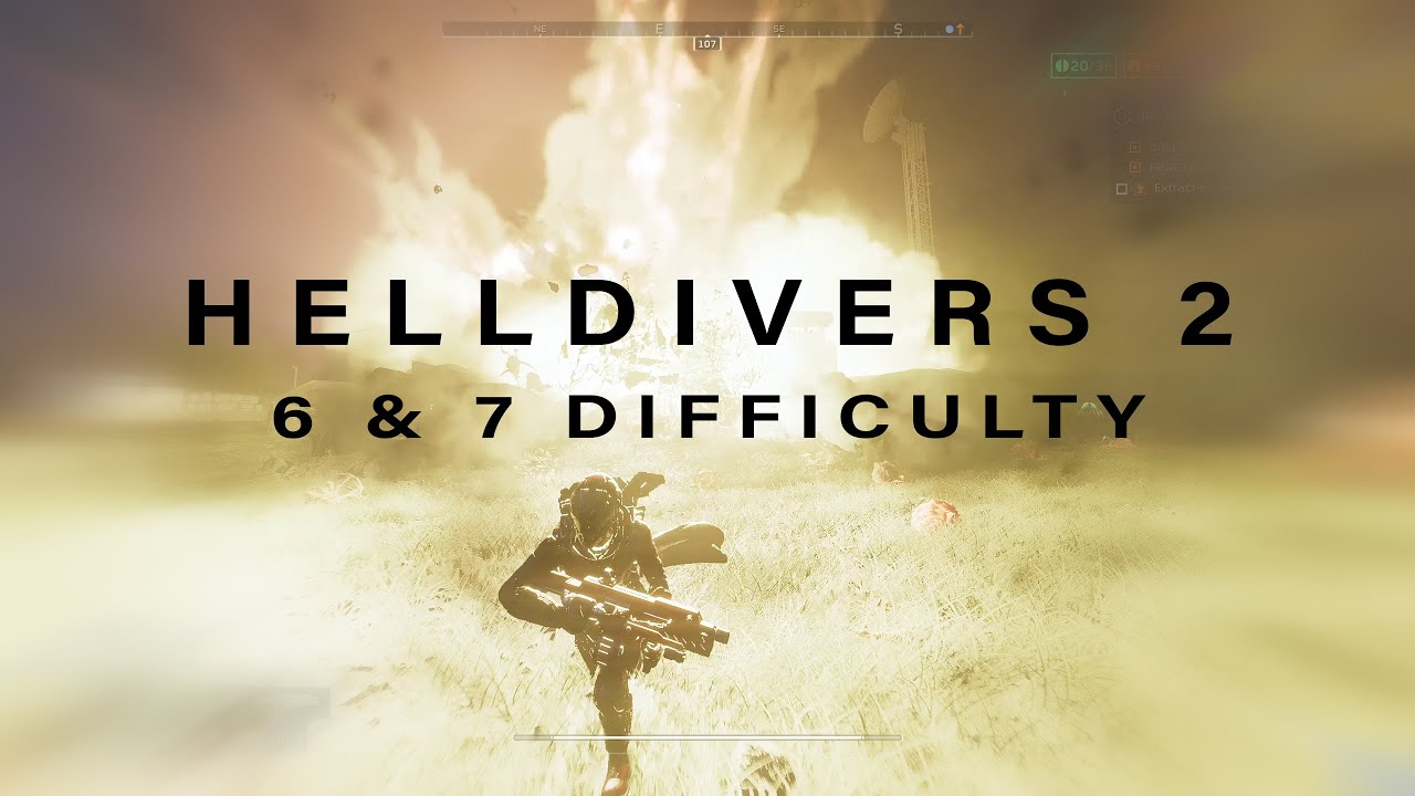 HELLDIVERS 2 - 6 & 7 Difficulty - CRASH CITY! I JUST WANT SAMPLES! - YouTube
