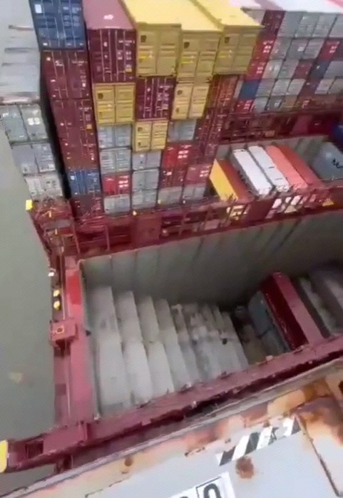 Container stowage plans use a Bay-Row-Tier system. - YouTube