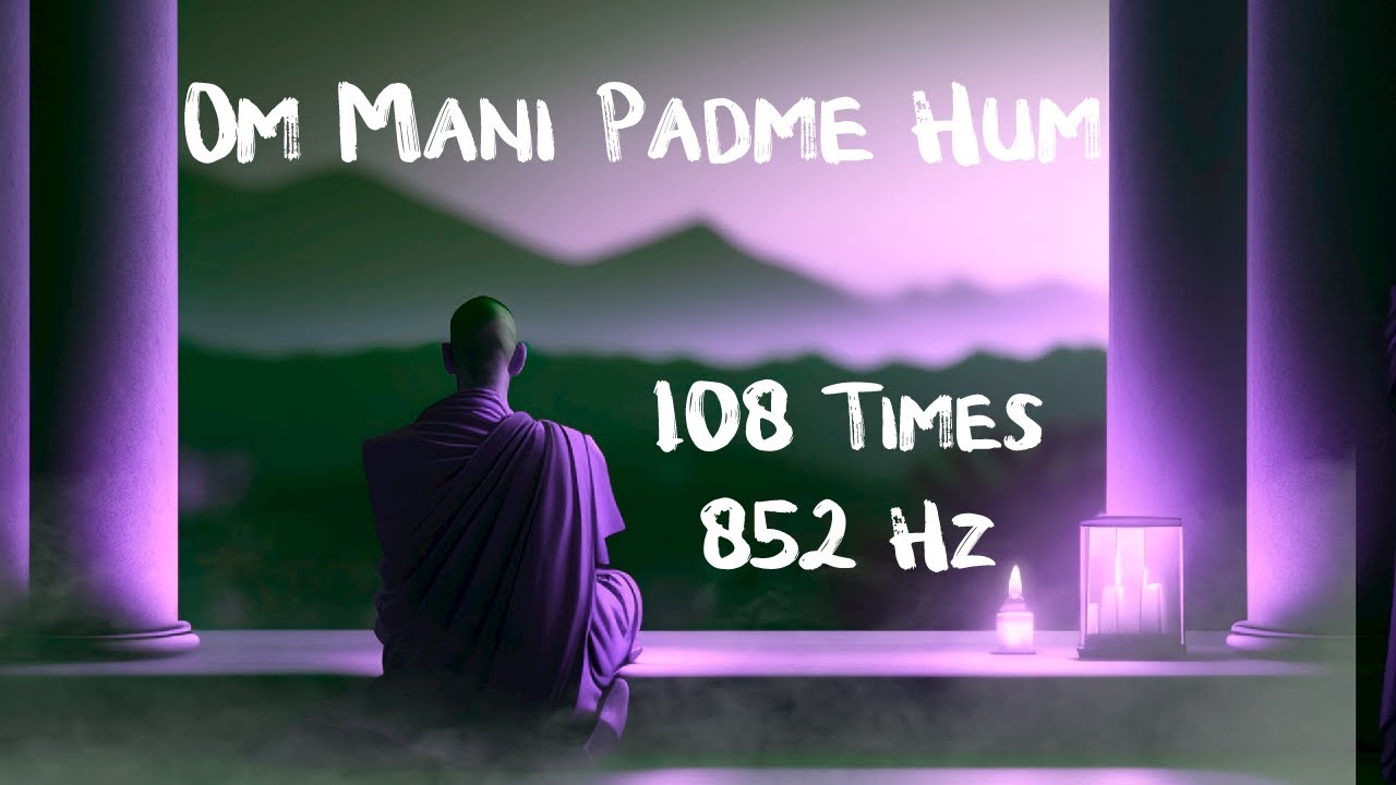 Om Mani Padme Hum @852Hz | 10min | 3rd Eye Chakra | Activate 3rd Eye ...