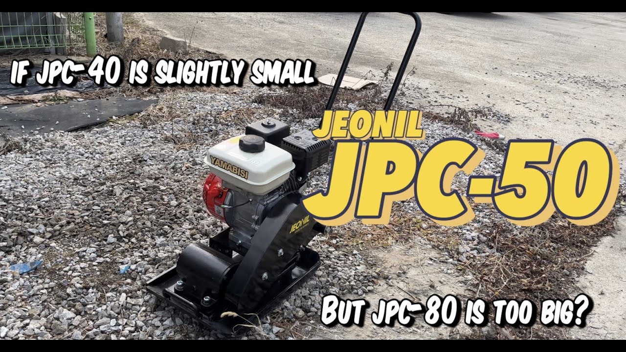 JEONIL NEW PLATE COMPACTOR JPC-50 - YouTube