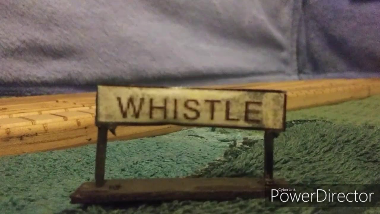 Modeling showcase on whistle border and Sodor Railway sign first video ...