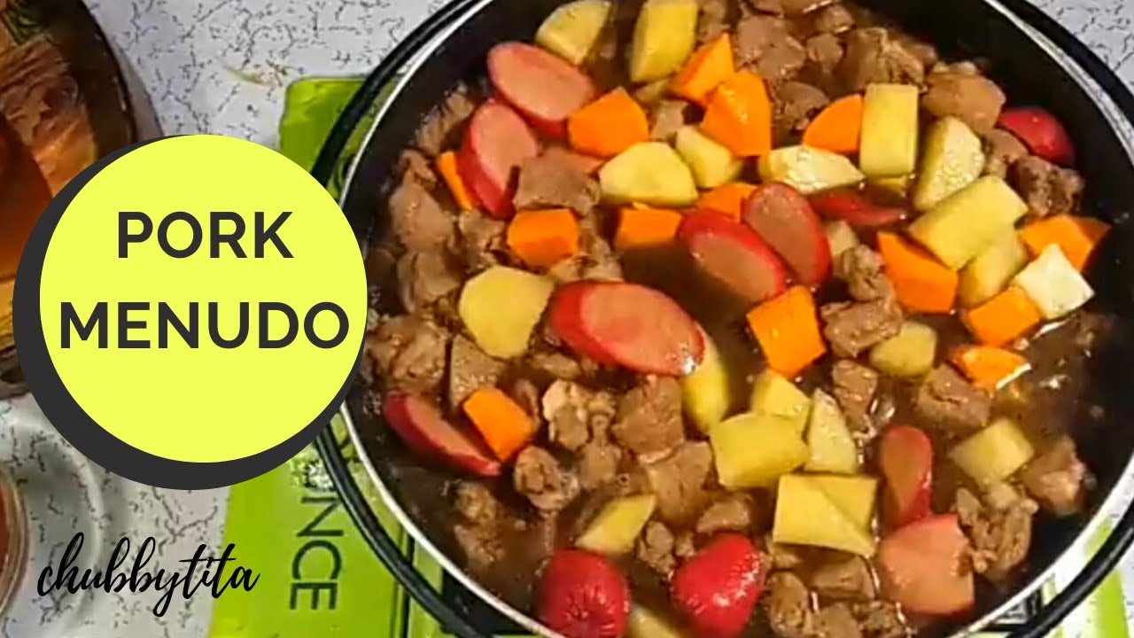 THIS IS PERFECT FOR LUNCH 👍HOW TO COOK MENUDO // FILIPINO PORK MENUDO ...