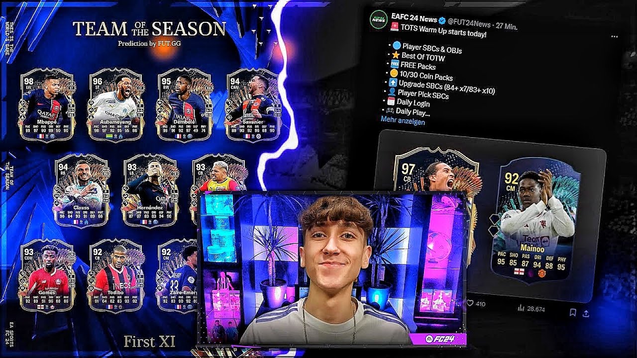 EAFC 24 LIVE: TOTS WARM UP EVENT!!! 🔥😱 & WEEKEND LEAGUE! - YouTube