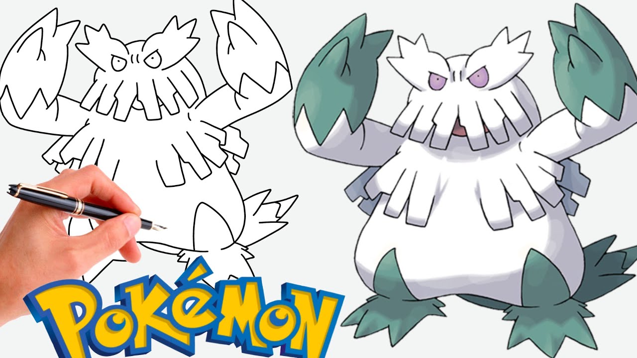 Cómo dibujar ABOMASNOW POKEMON #460 | Generación 4 - YouTube