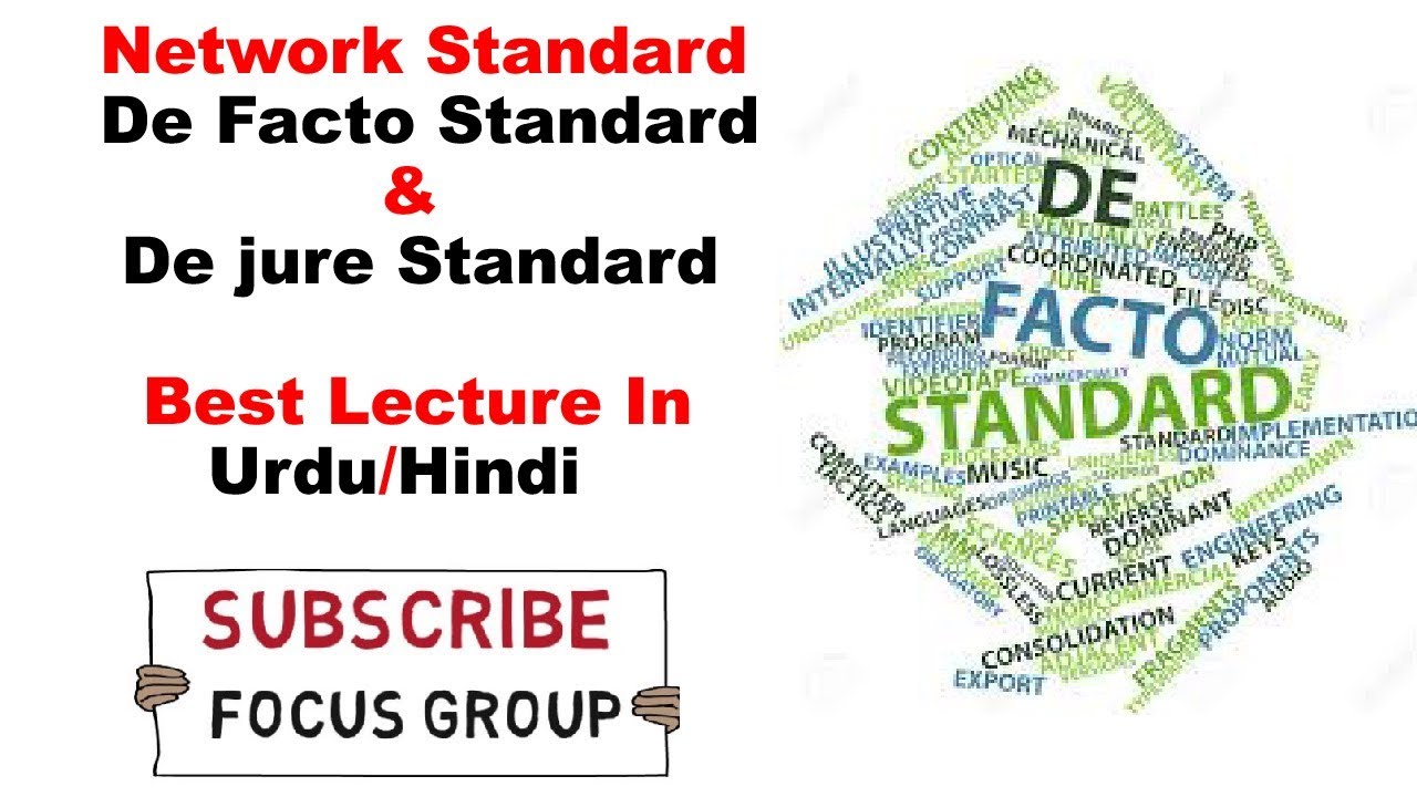 Network Standards || De Facto & De Jure Standard || Lecture In Urdu ...