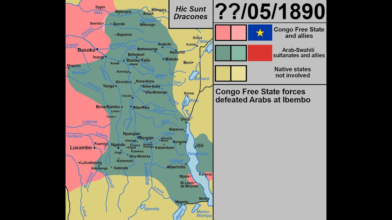 Congo Arab war: 1890 – 1894 - YouTube