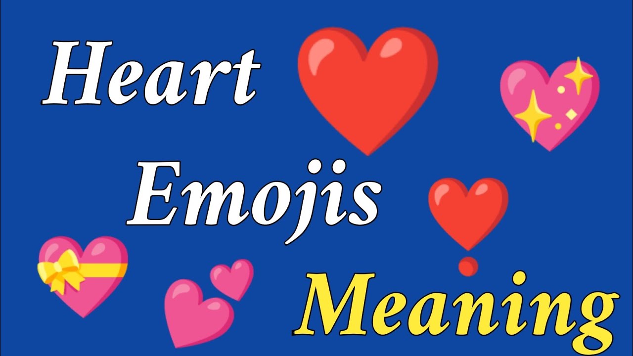 Heart Emojis Meaning | emoji ka matlab | Whatsapp Heart Emojis | emoji ...