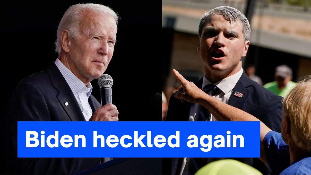 Biden heckled during Labor Day speech, Assails Trump loyalists but not ...