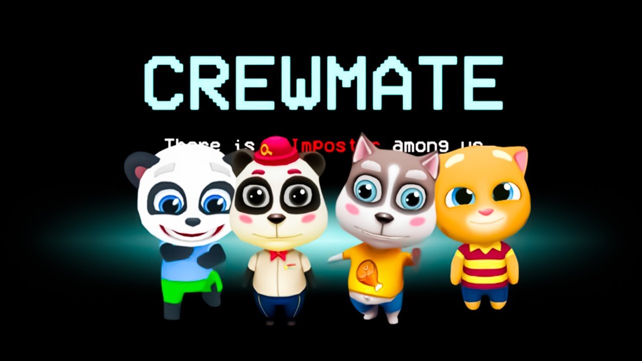 CREWMATE FUNNY~ Ginger, Angle, Panda Pi & Guy Dangerous- AMONG US FUNNY ...