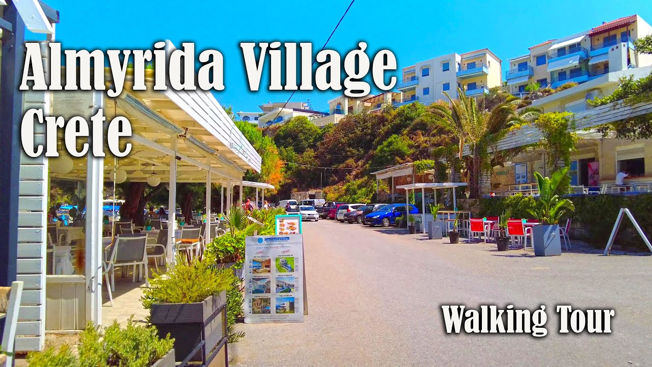 Discover Almyrida, Crete 🇬🇷 | Charming Seaside Village Tour! - YouTube