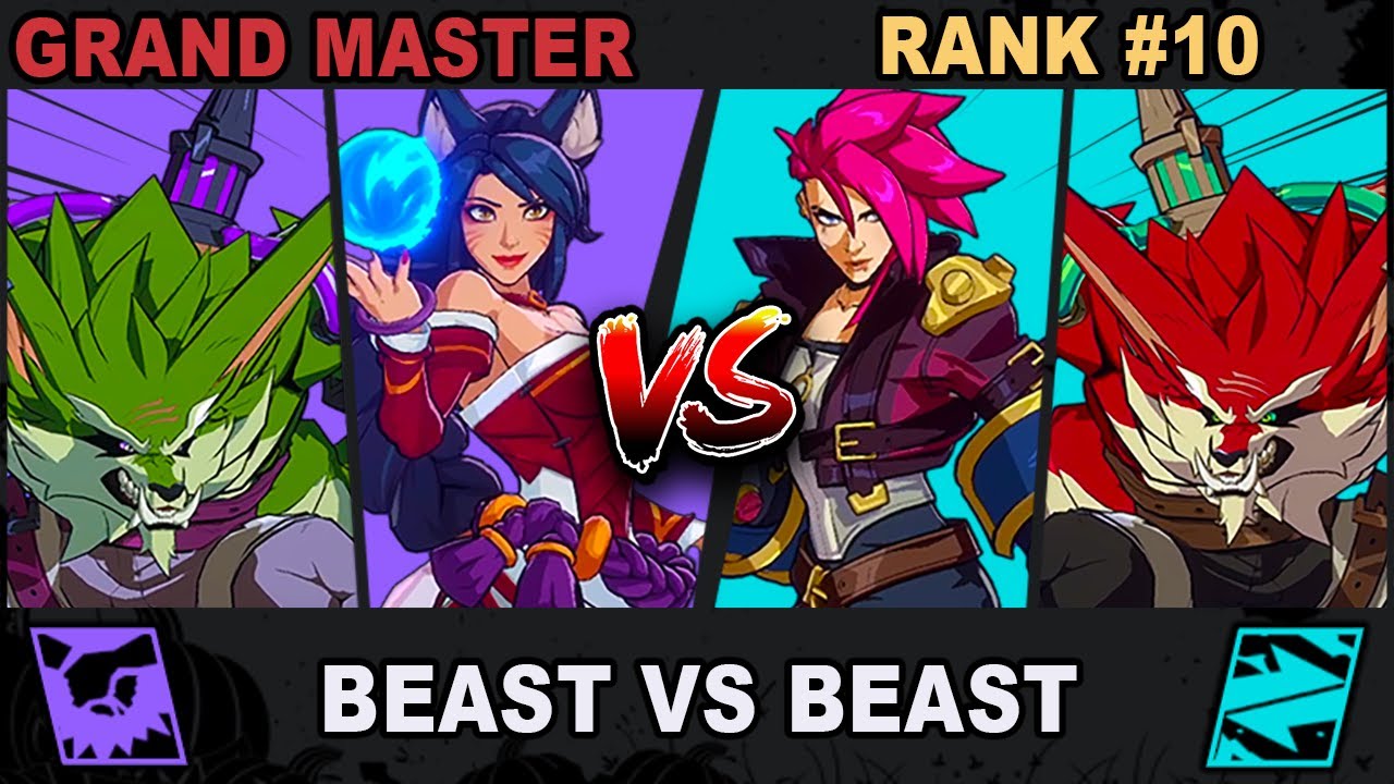 BEAST vs BEAST – [Grand Master] Ahri Warwick VS Vi Warwick [Rank #10 ...