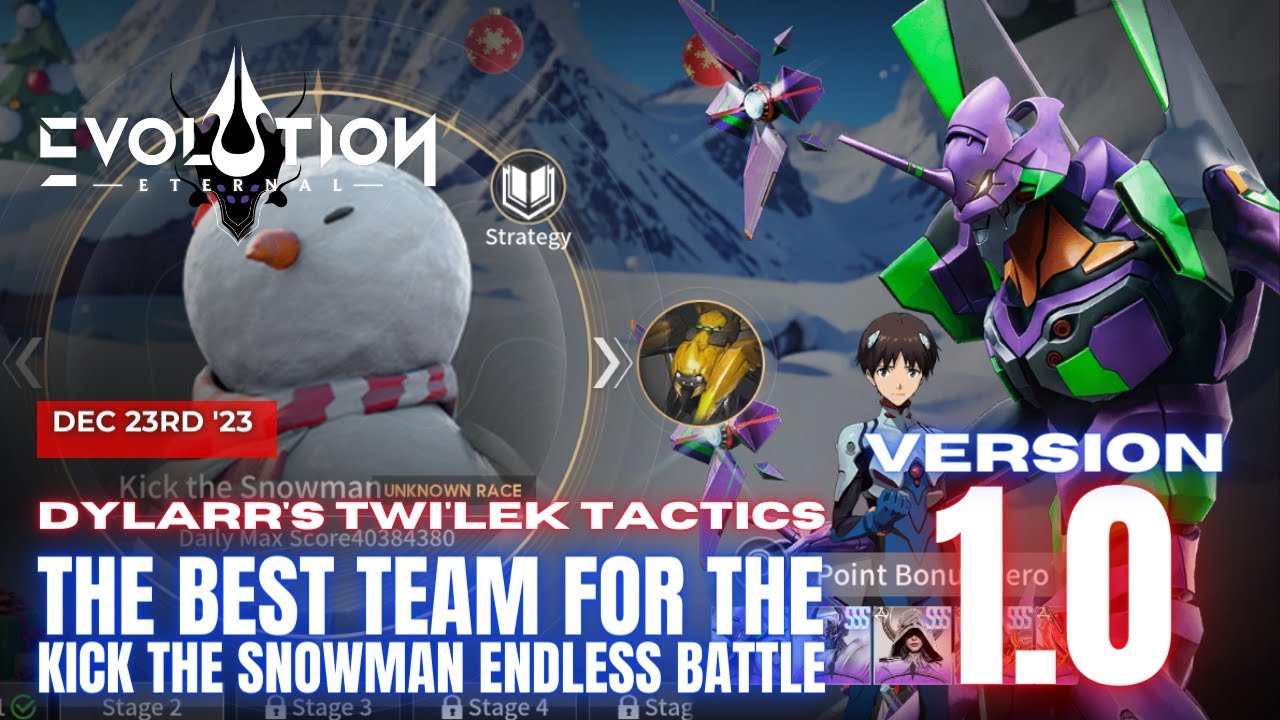 The Best Teams for the Endless Battles Event | Kick The Snowman | Dec ...