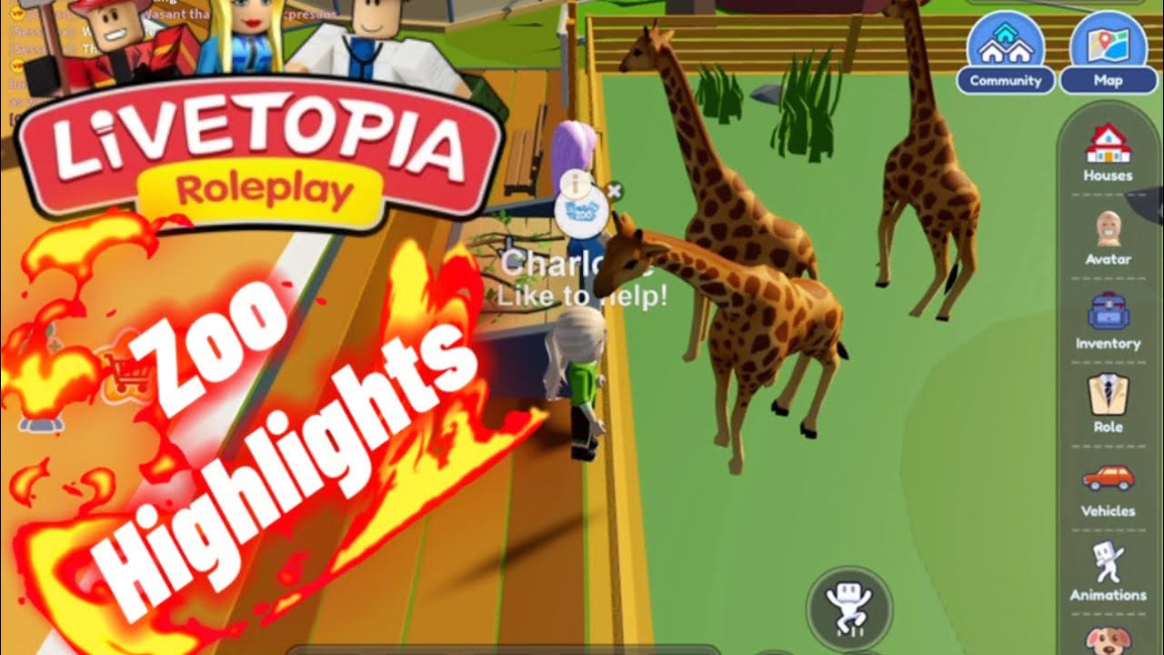 Livetopia Zoo Highlights, Showing a Visitor Around 🤩 RP (Roblox ...
