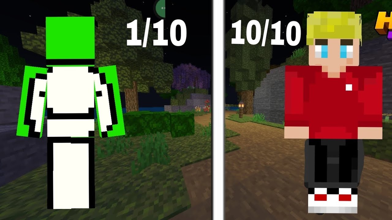 Rating Minecraft skins - YouTube