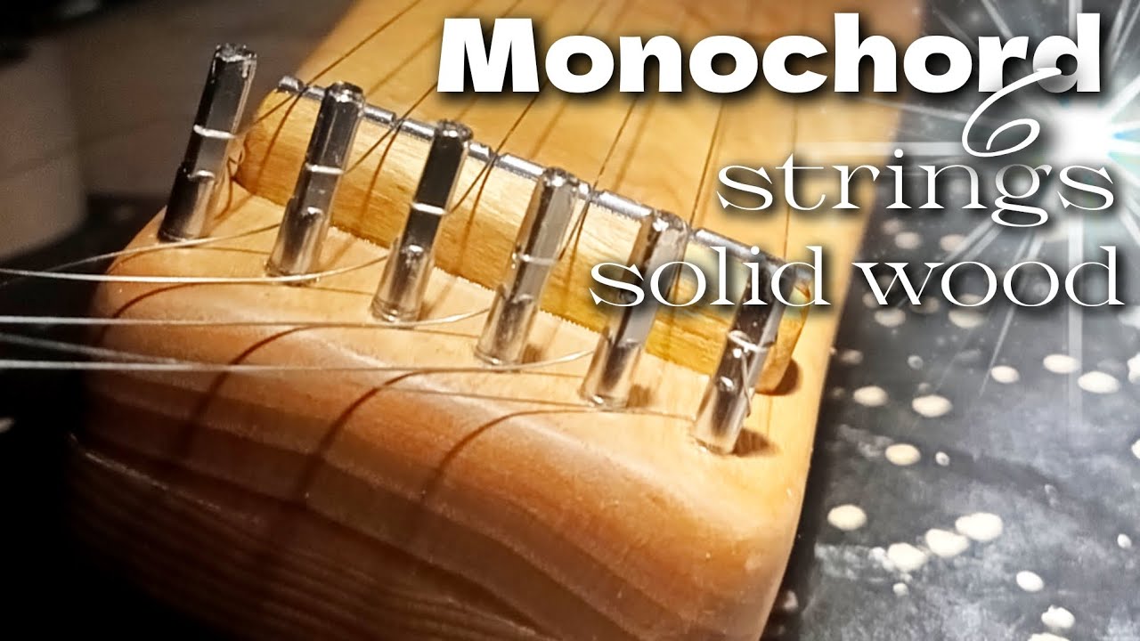 MONOCHORD made of natural solid wood, 6 strings, MEDITATION TOOL #yoga ...