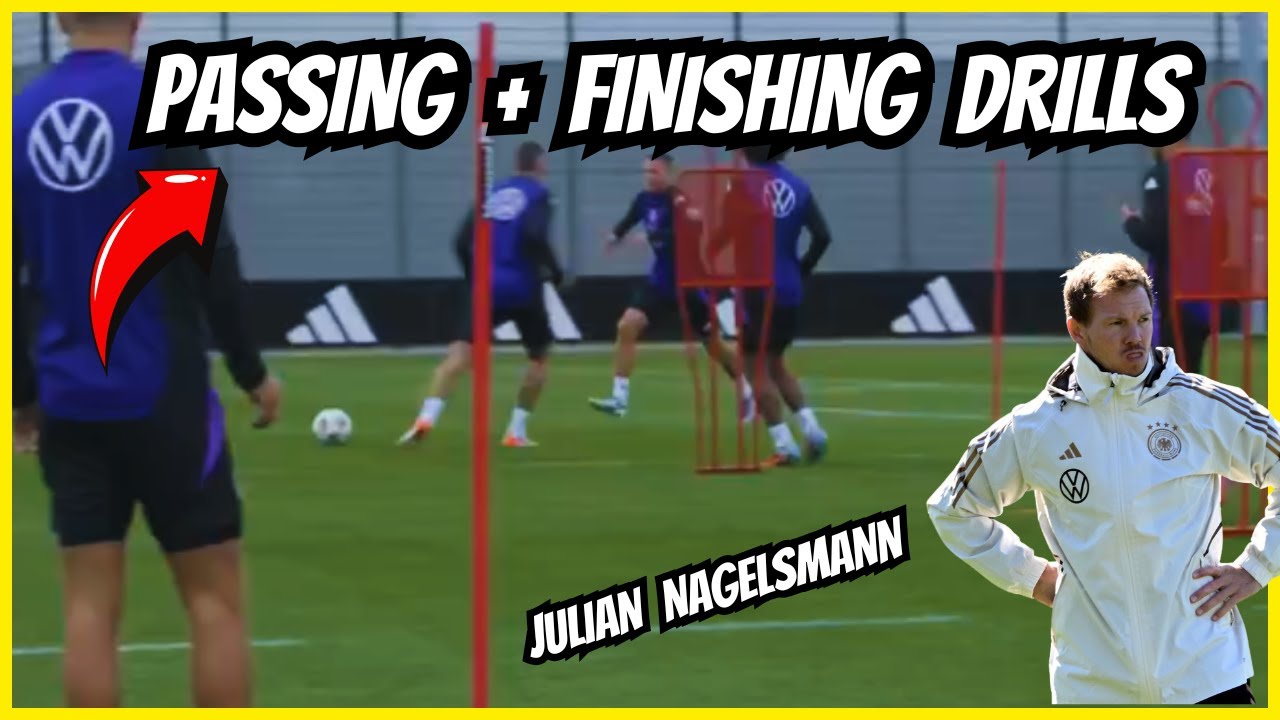 Passing Combination + Finishing Drills by Julian Nagelsmann - YouTube