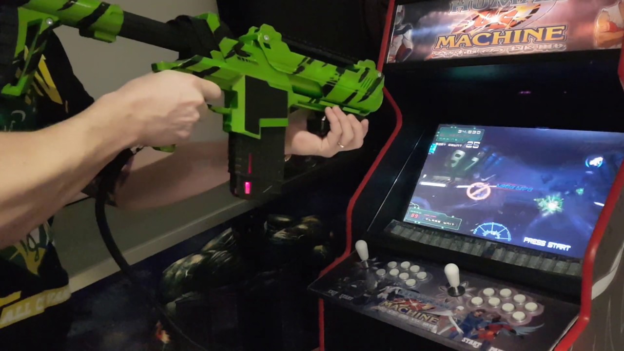 Alien Extermination - "TEK" SMG JUZI aimtrak Light Gun - YouTube