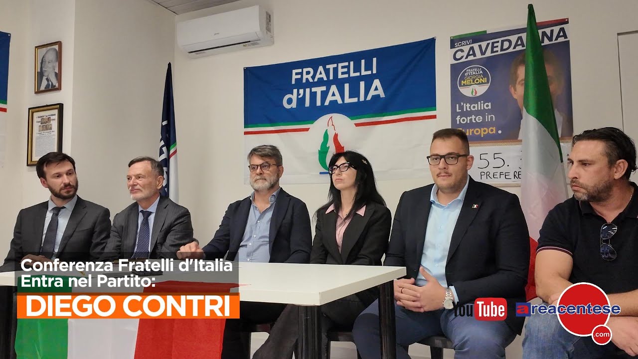 contri entra in fratelli d'italia 18 ottobre 2024 - YouTube