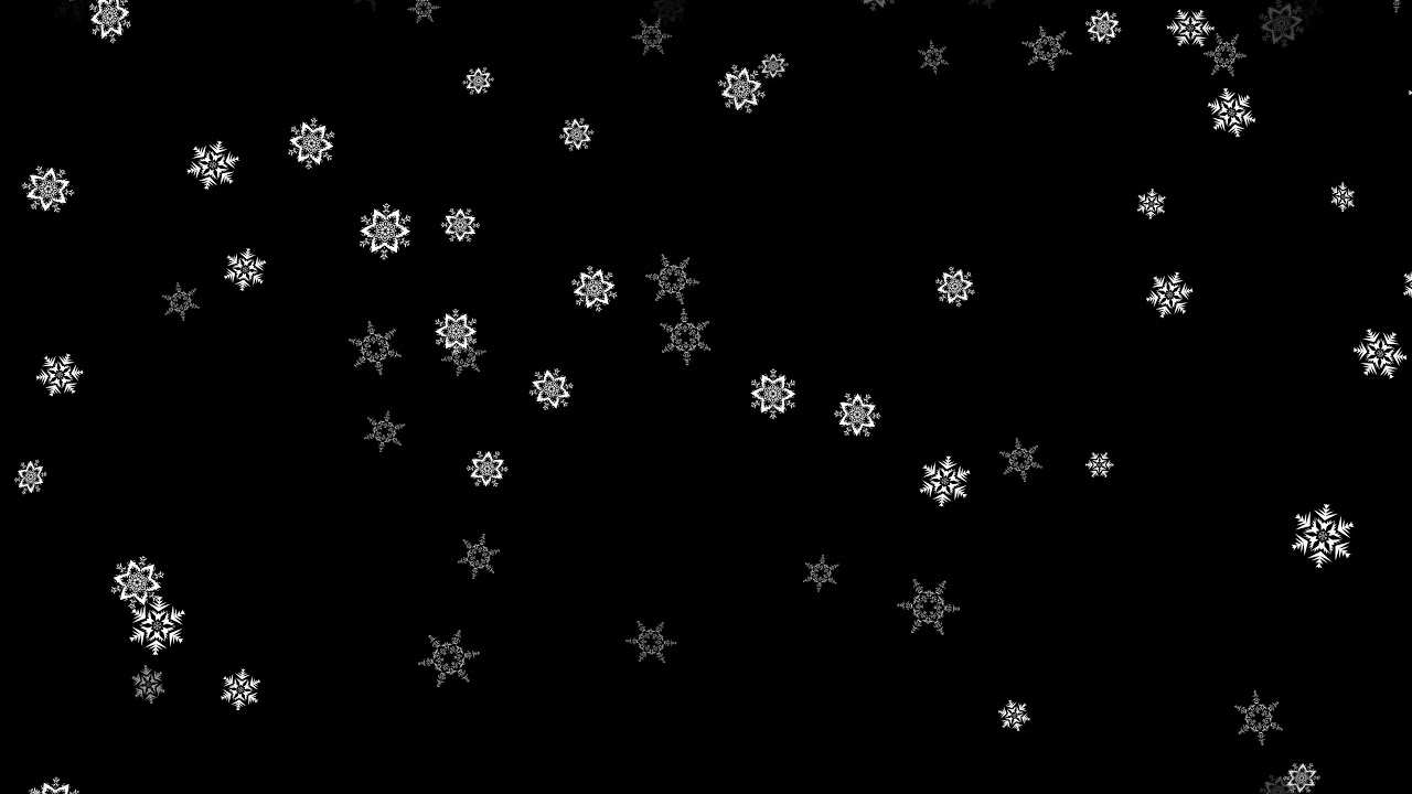 Digital Snowflakes Falling | Loop Video in 4K - YouTube