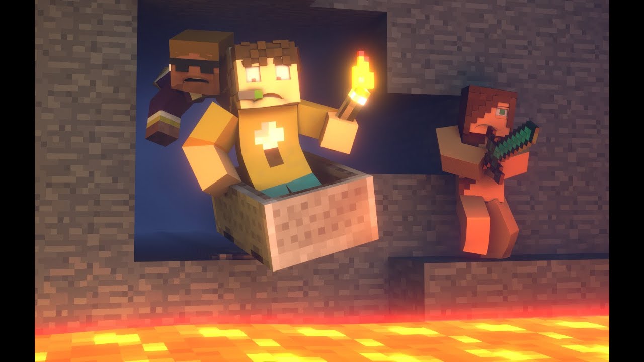 CrewCraft Survival: Episode 73 The Lava Pit Of Doom! - YouTube