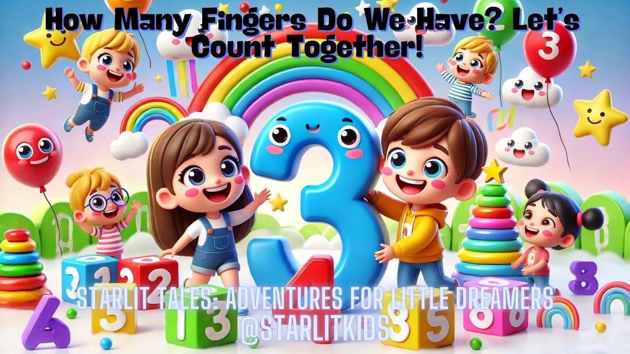 How Many Fingers Do We Have? Let’s Count Together! Joyful Song For Kids ...