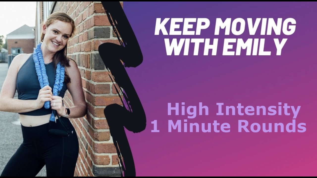 High Intensity 1 Minute Strength and Cardio Rounds - YouTube