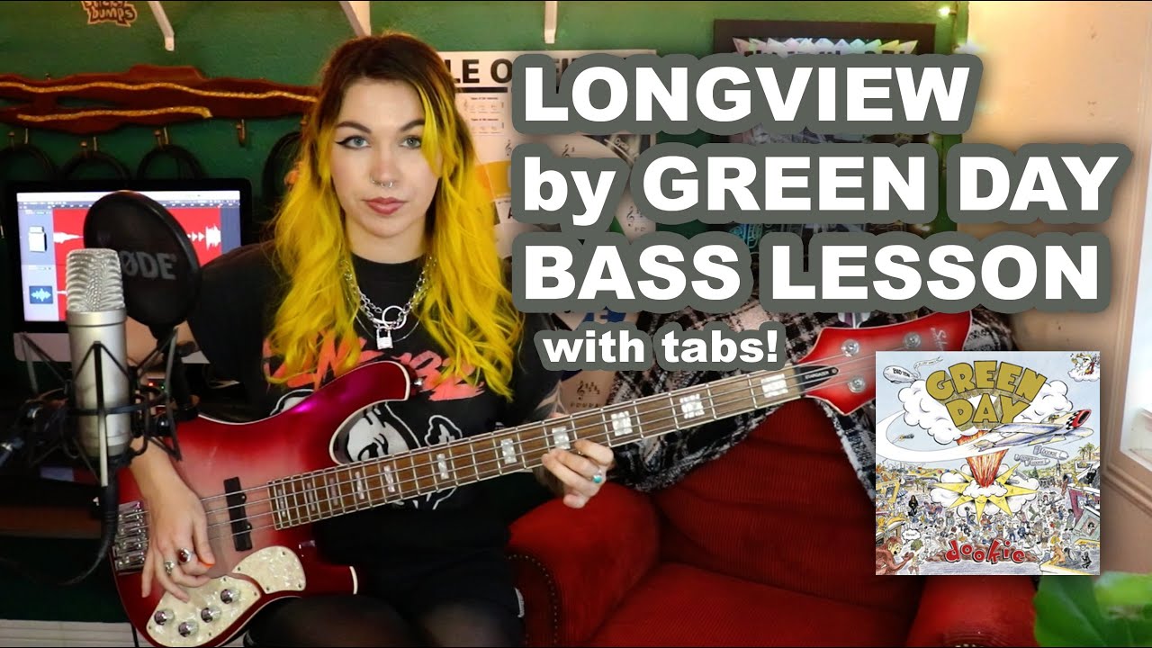 Longview by Green Day - Bass Lesson WITH TABS - Full Song Tutorial ...