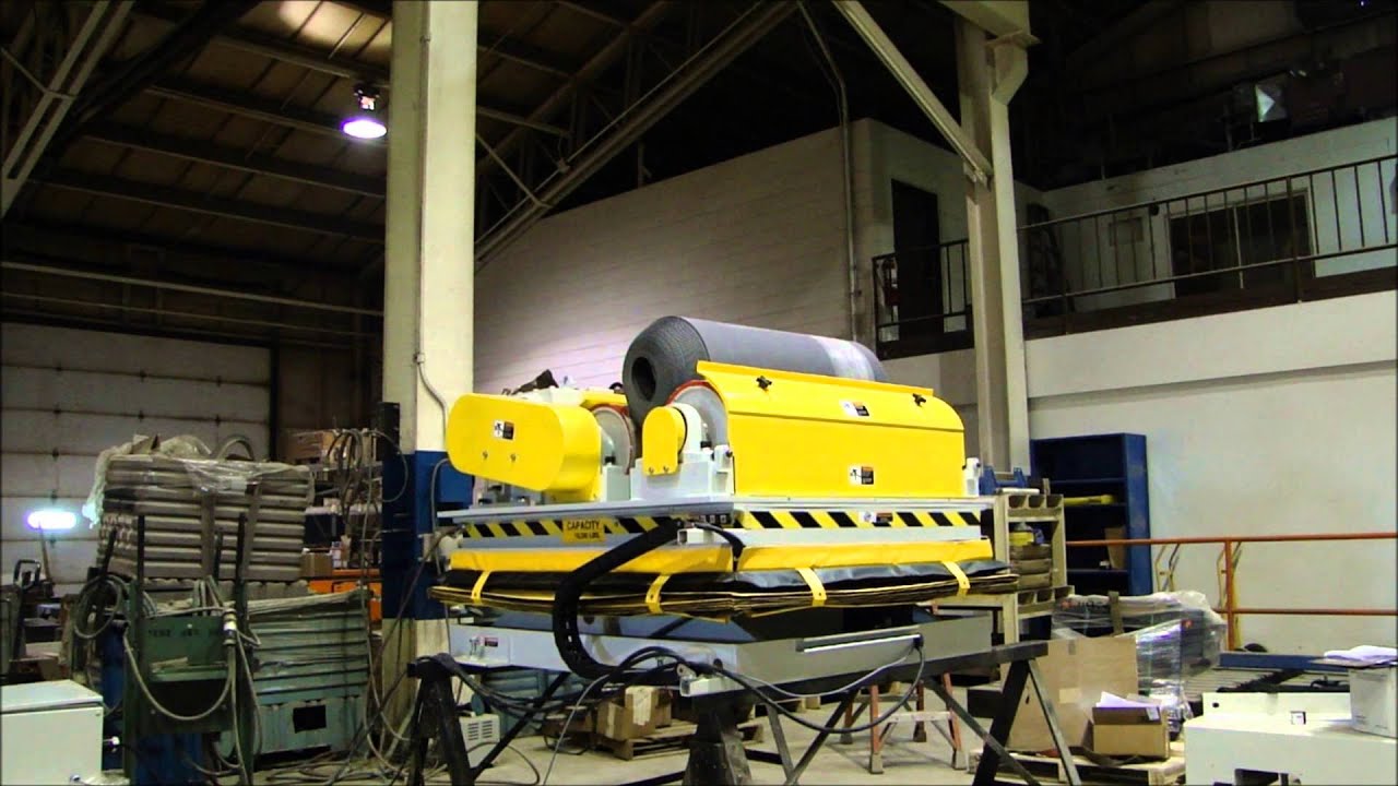 Coil Unwinder/Scissor Lift Combo - YouTube