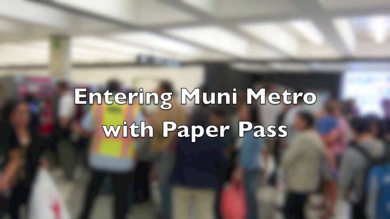 How to Use Muni Metro Gates - YouTube