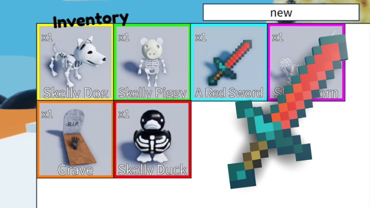 NEW RED MINECRAFT SWORD + ITEMS ! 🎃 - YouTube