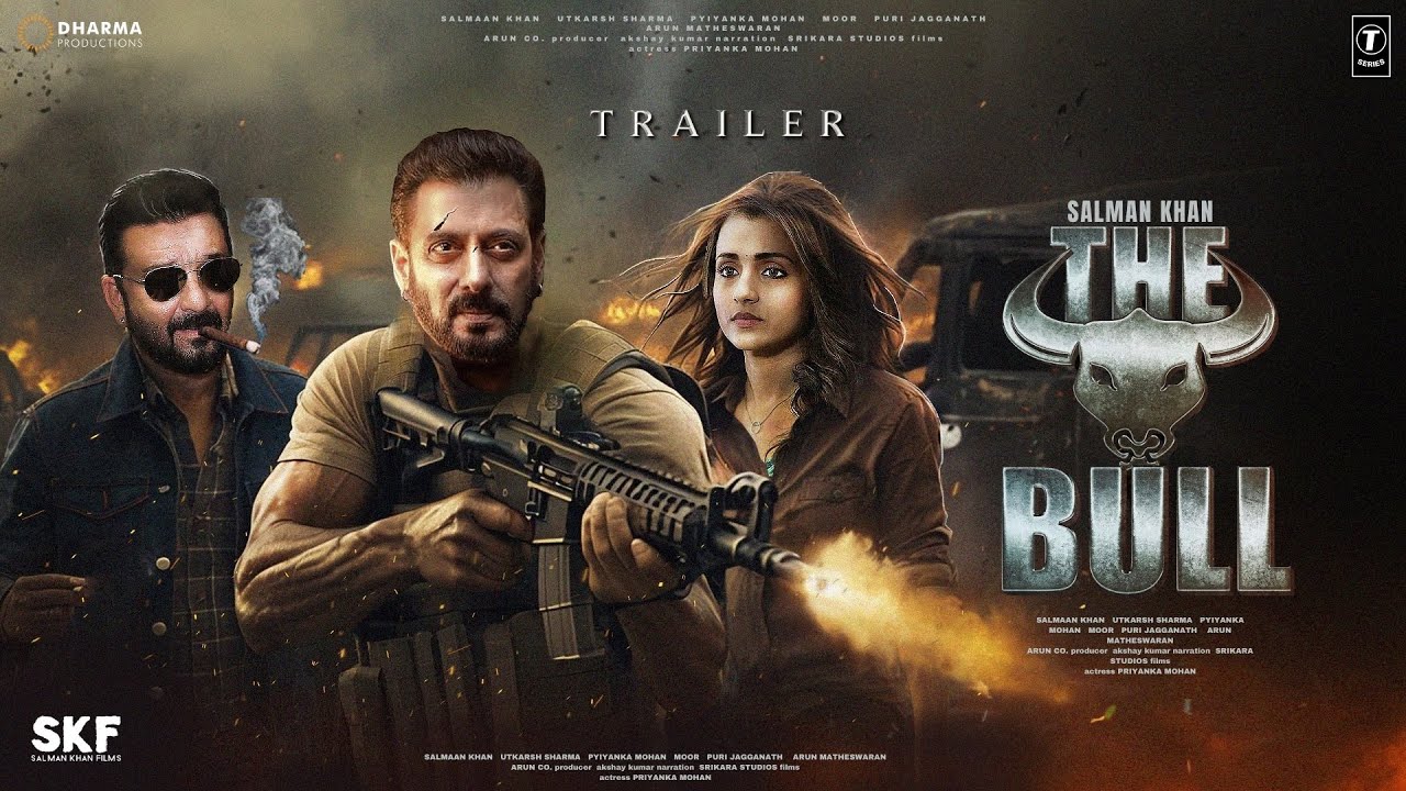 THE BULL - Hindi Trailer | Salman Khan | Trisha Krishnan | Sunjay Dutt ...